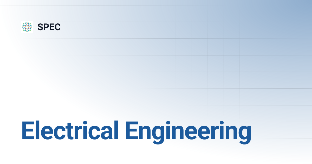 Electrical Engineering | SPEC
